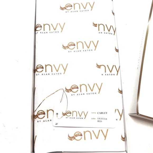 envy | Hair | Envy Carley Monofilament Wig Short Bob Bangs Sleek Straight Red Blonde New | Poshmark